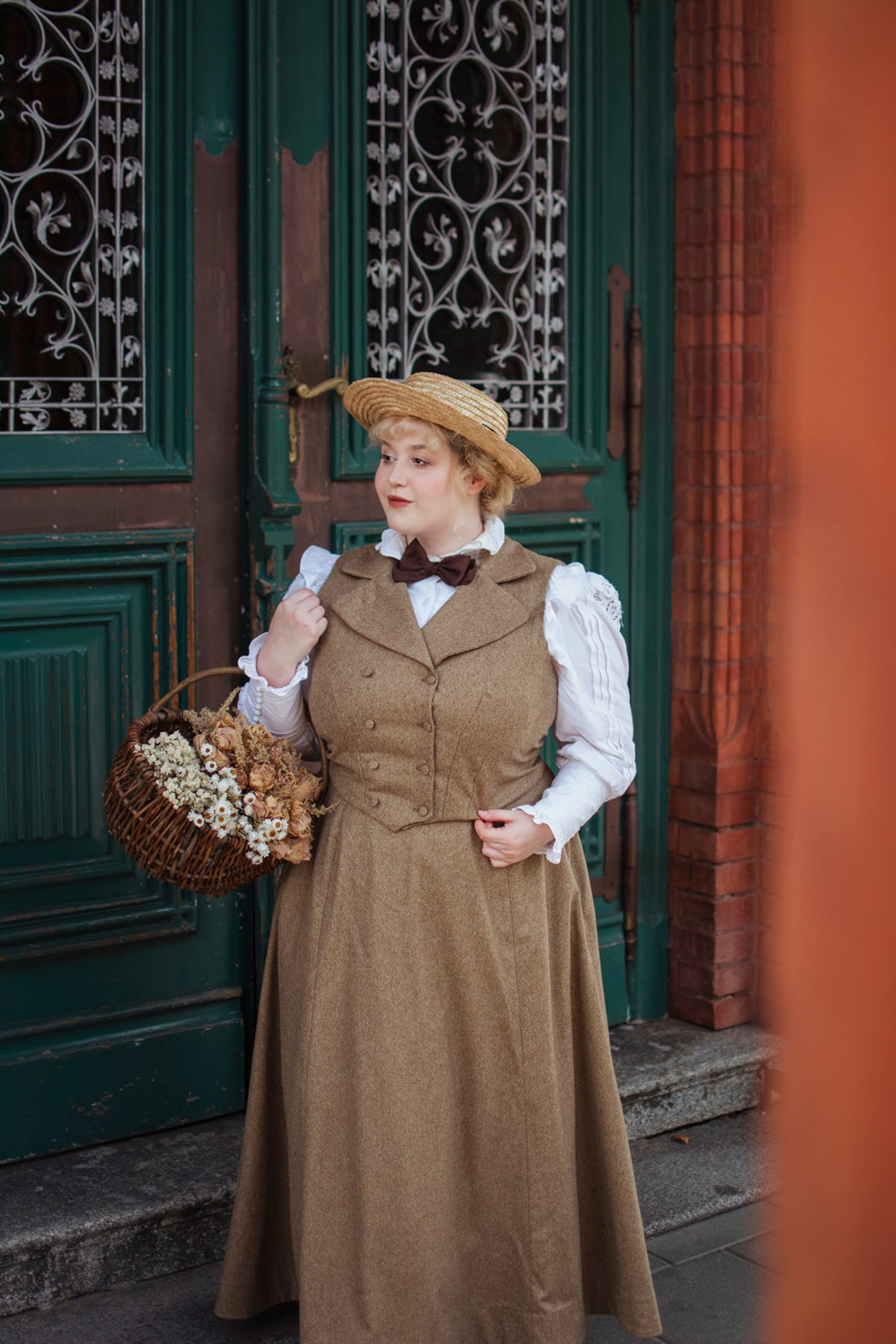 Edwardian Set, Wool Suit Women,victorian Suit, Tweed Women, Victorian ...