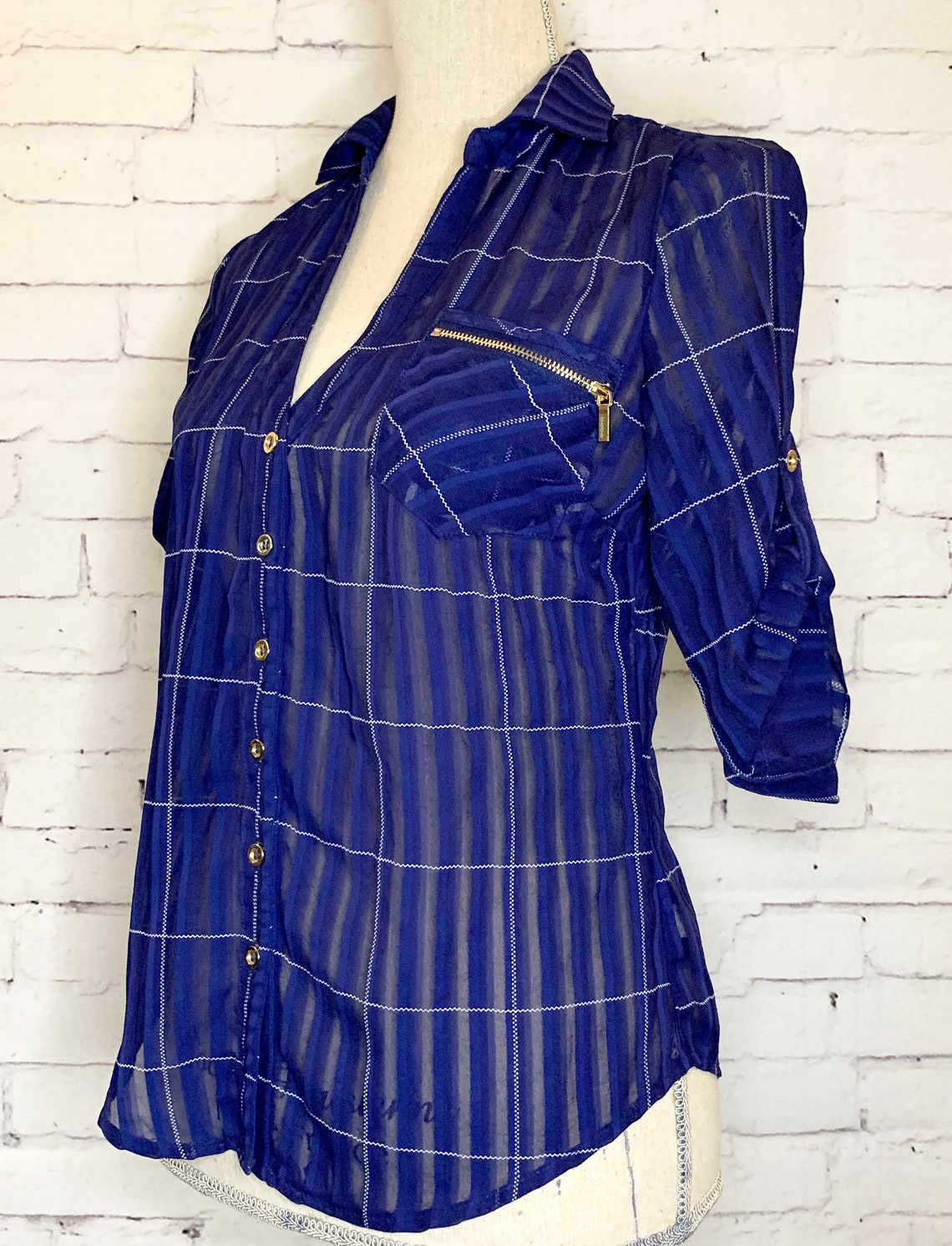 VINTAGE BEBE Blouse / 2000's Bebe / Open Back Top/ Y2K Tops/early 00's ...