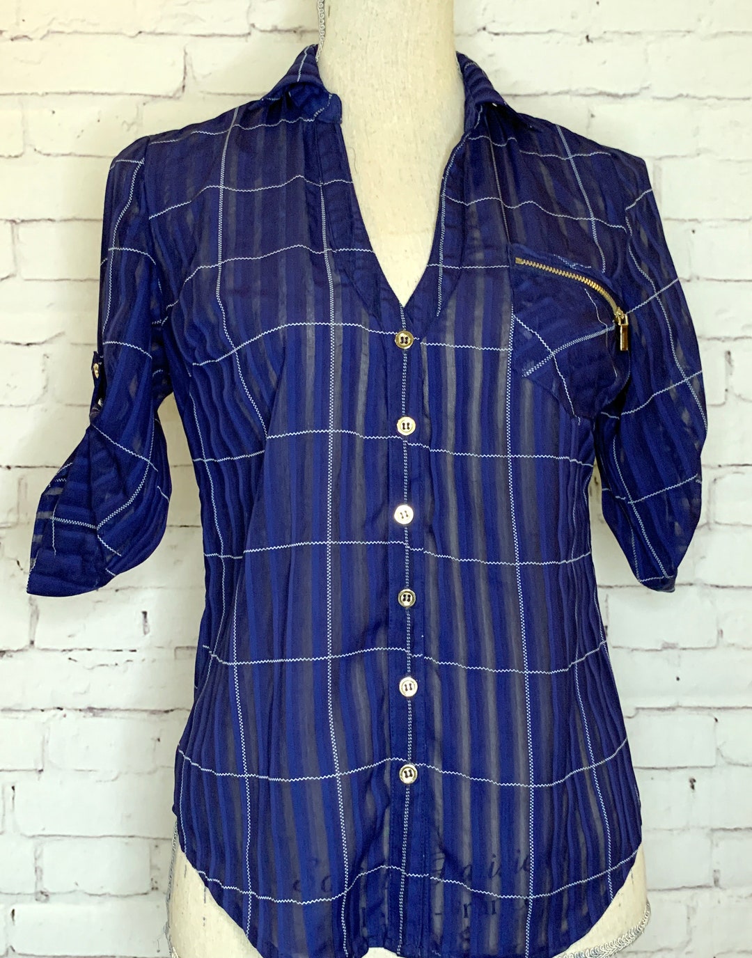 VINTAGE BEBE Blouse / 2000's Bebe / Open Back Top/ Y2K Tops/early 00's ...