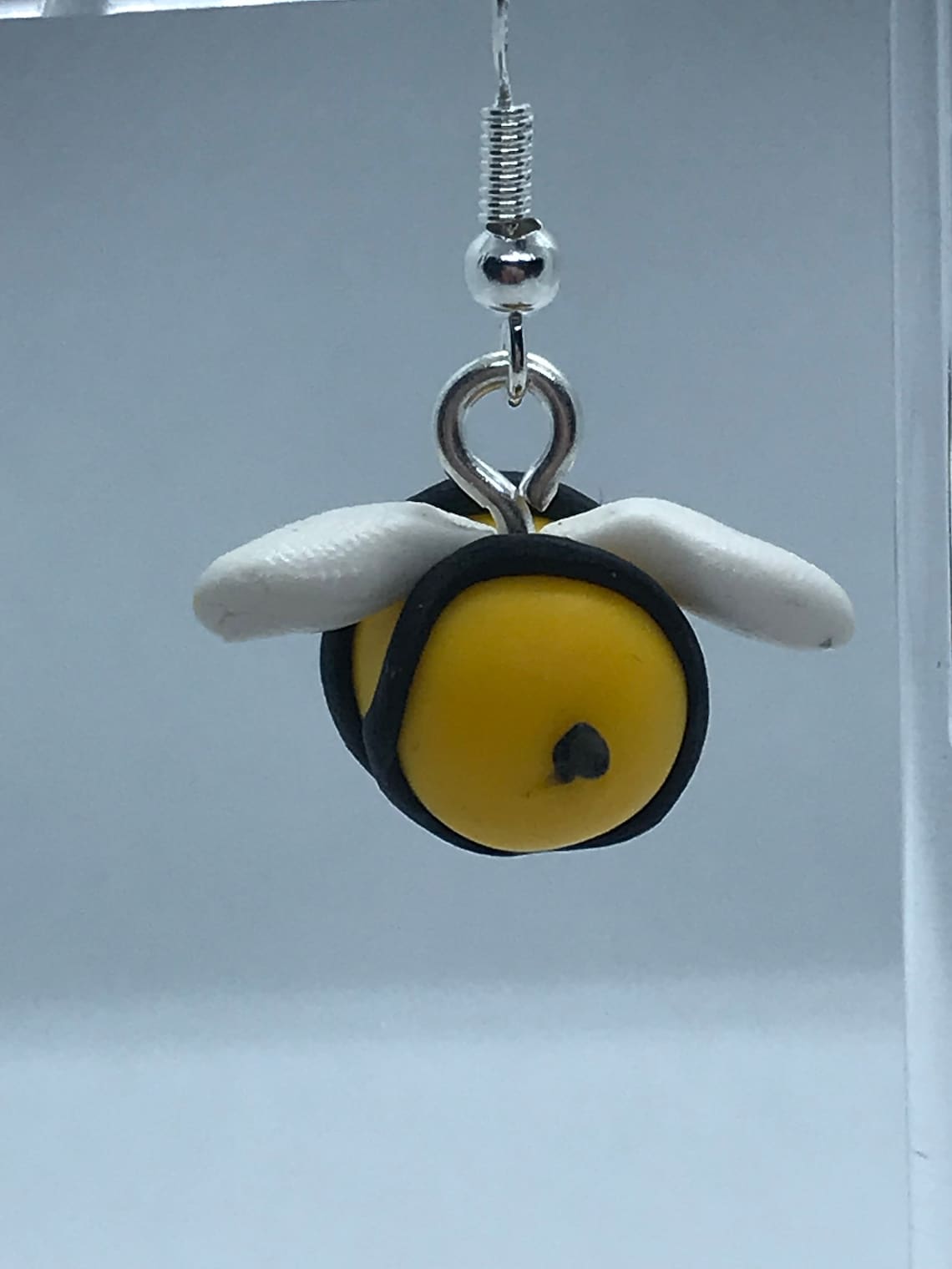 Bumble Bee Polymer Clay Earrings - Etsy
