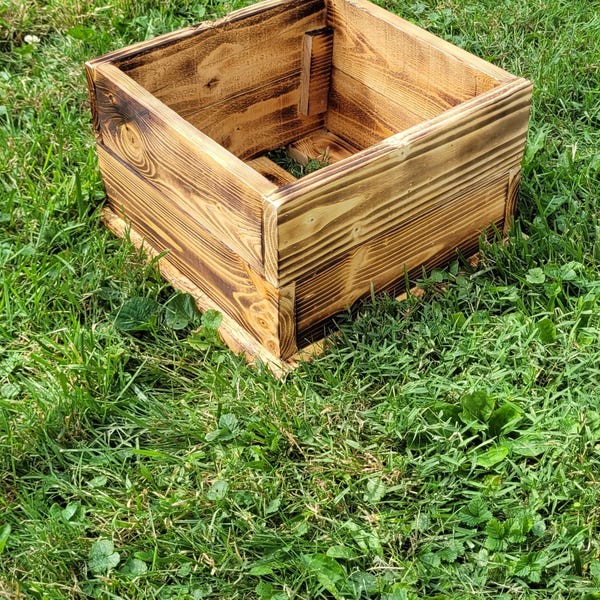 Rustic Planter Box - Etsy