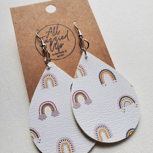 Boho Rainbow Library Book Bin Labels - Etsy