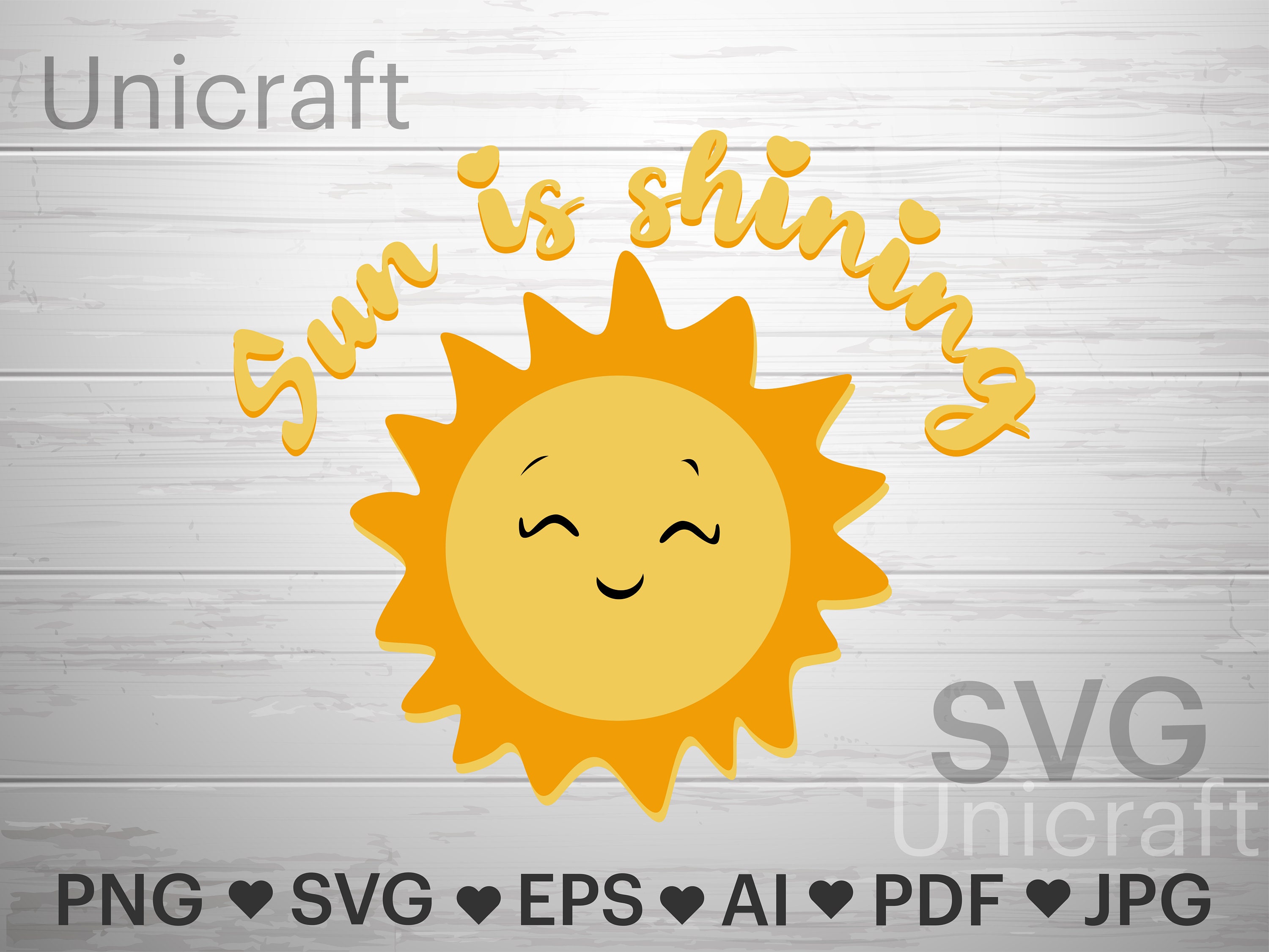 Sun Svg Cute Sun Svg Sunshine Svg Sun Face Svg Vector - Etsy UK
