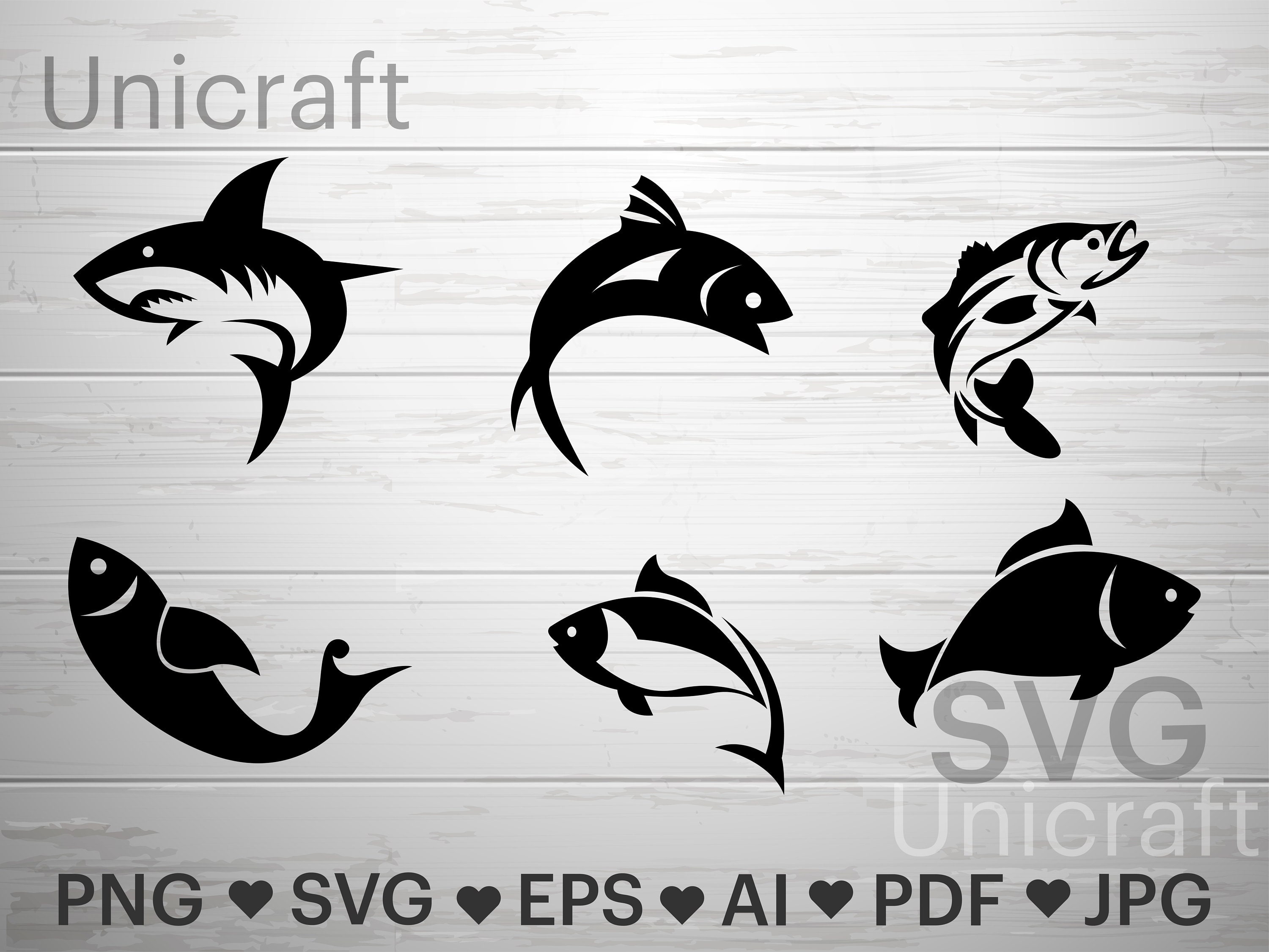 Fishing Svg, Fish Hook Svg, Vector, Fish Jumping Clipart, Bass ...