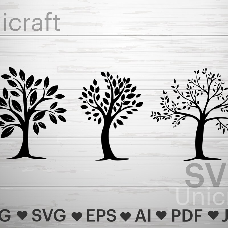 Tree Svg - Etsy