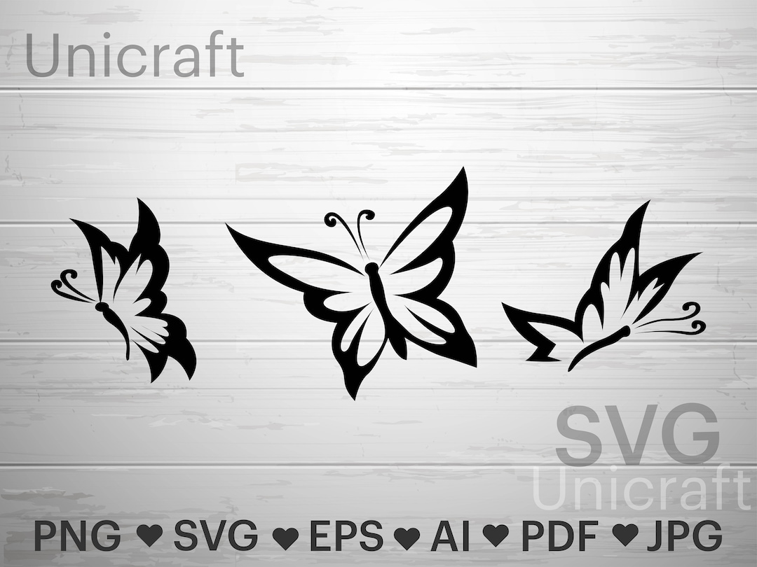 Butterfly Svg, Butterfly Svg File, Vector, Butterfly Silhouette Svg ...