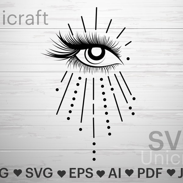 Mystic Eye Svg - Etsy