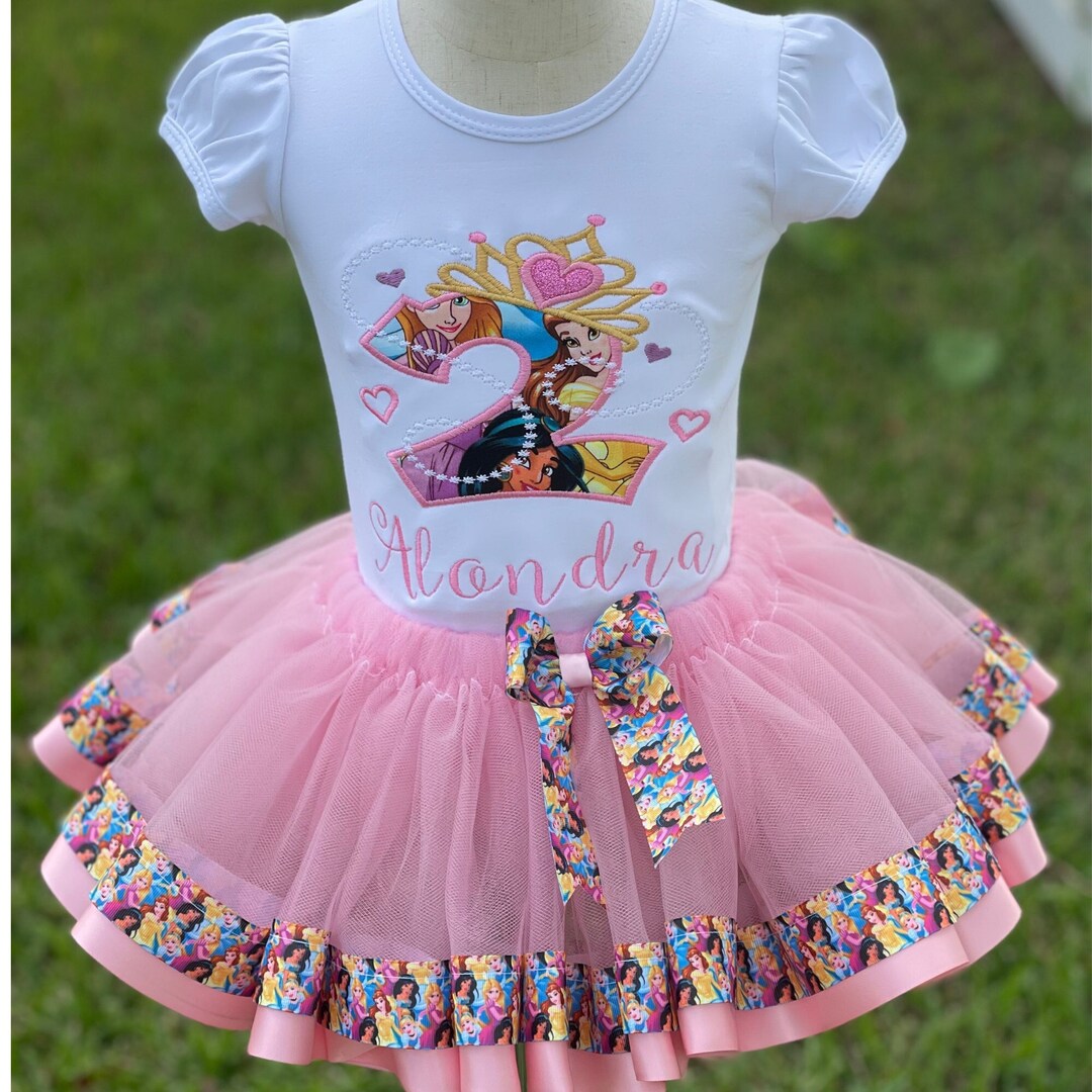 Birthday Princess Tutu Set/personalized Embroidery/girl Birthday Tutu ...