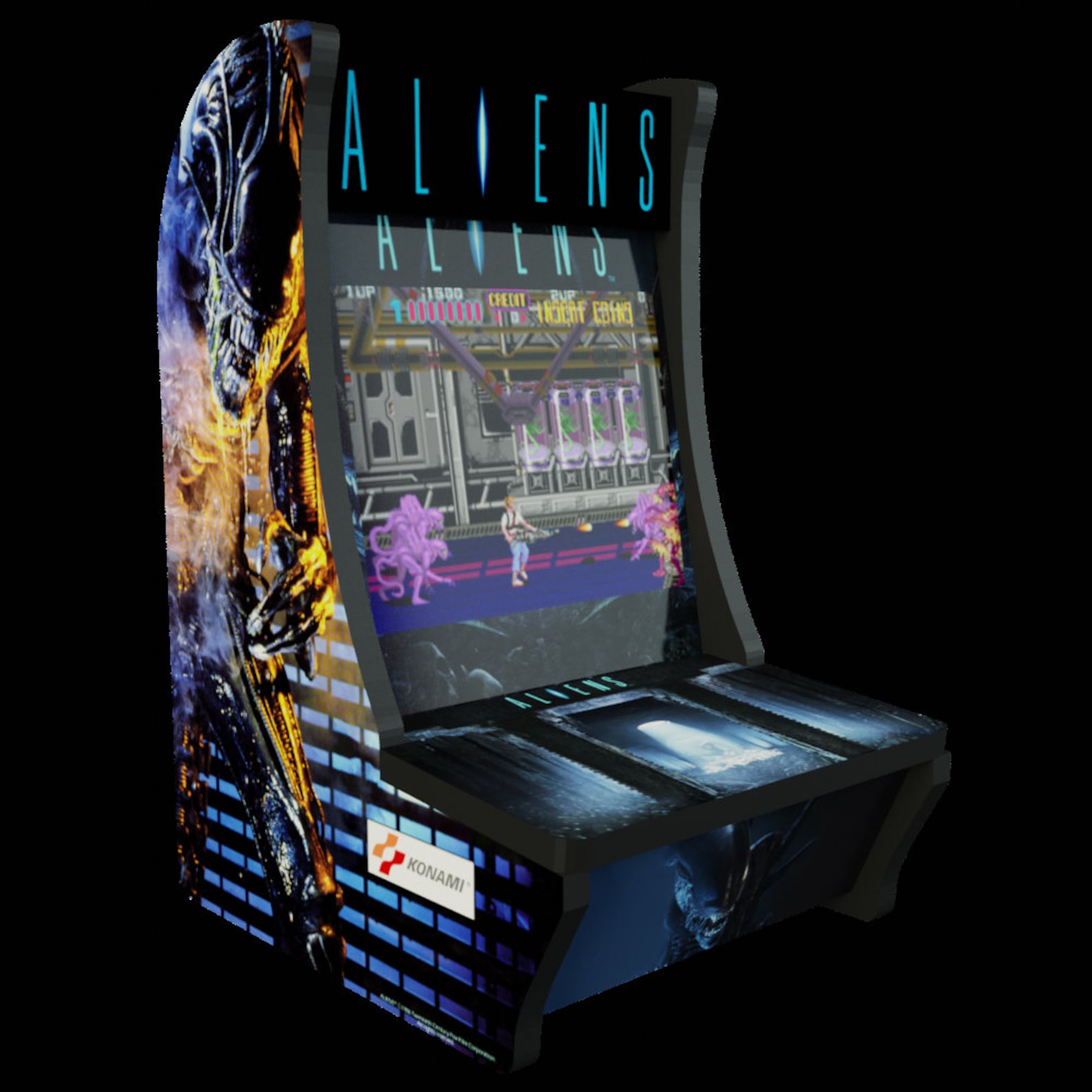 Arcade1Up Countercade Art Kit/Side Art/ CPO/Bezel/Reskin/Arcade Side ...