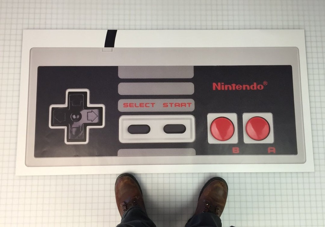 Nintendo NES Controller Wall Graphic - Removable Wall Decal for Your ...