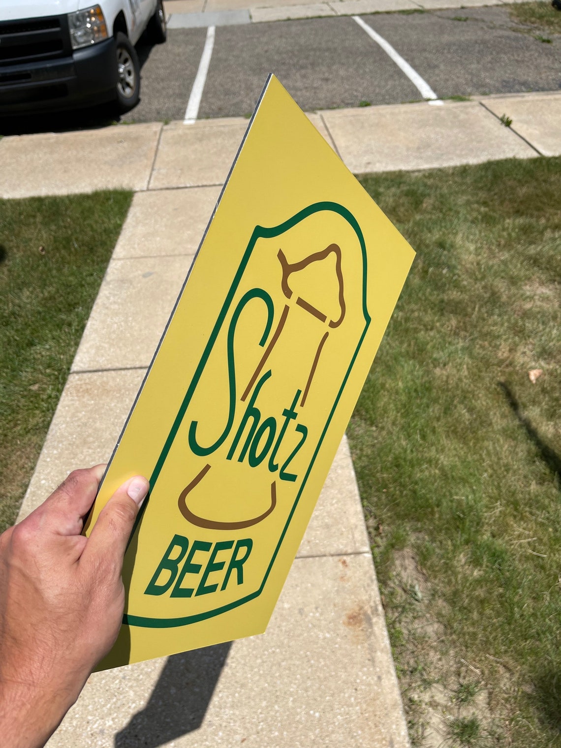 Shotz Beer Sign From Laverne and Shirley- Parking Sign / Classic TV ...