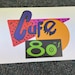 Cafe 80's Sign as Seen in Back to the Future II - Parking Sign - Etsy