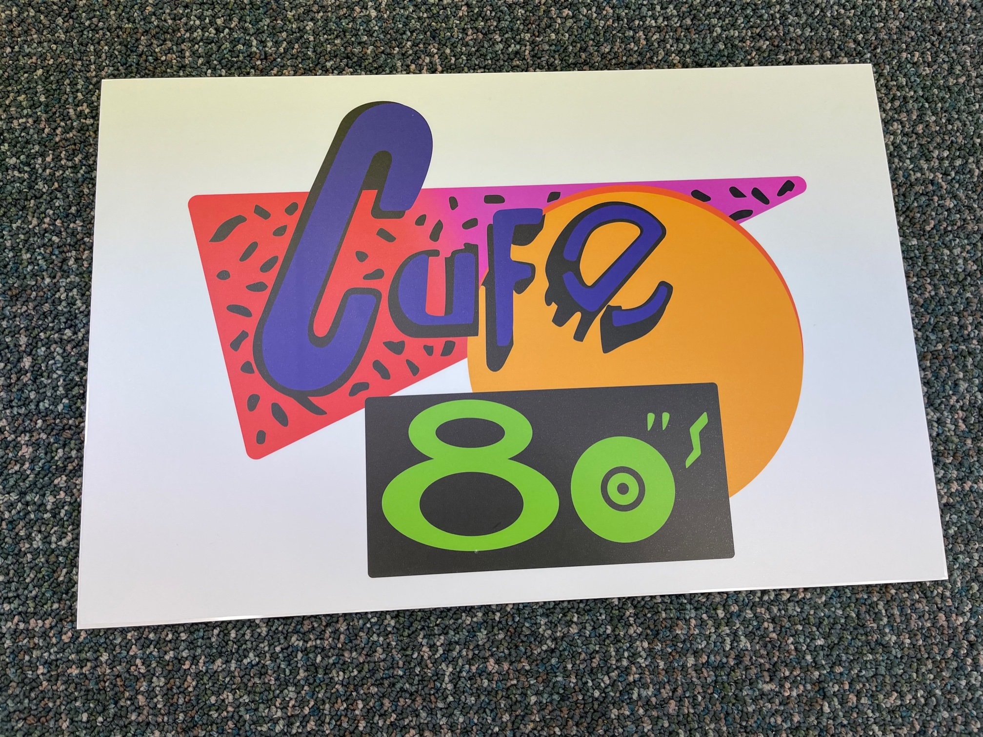 Cafe 80's Sign as Seen in Back to the Future II - Parking Sign - Etsy