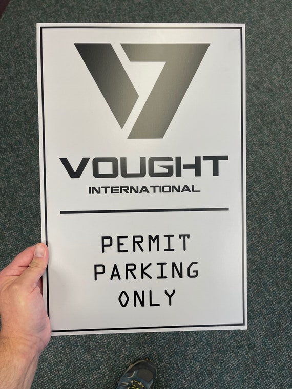 Vought International Sign From the Boys Parking Sign - Etsy