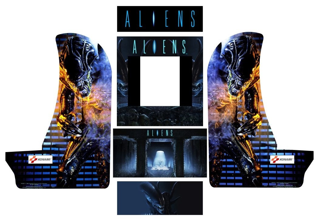 Arcade1up Countercade Art Kit/side Art/ Cpo/bezel/reskin/arcade Side ...