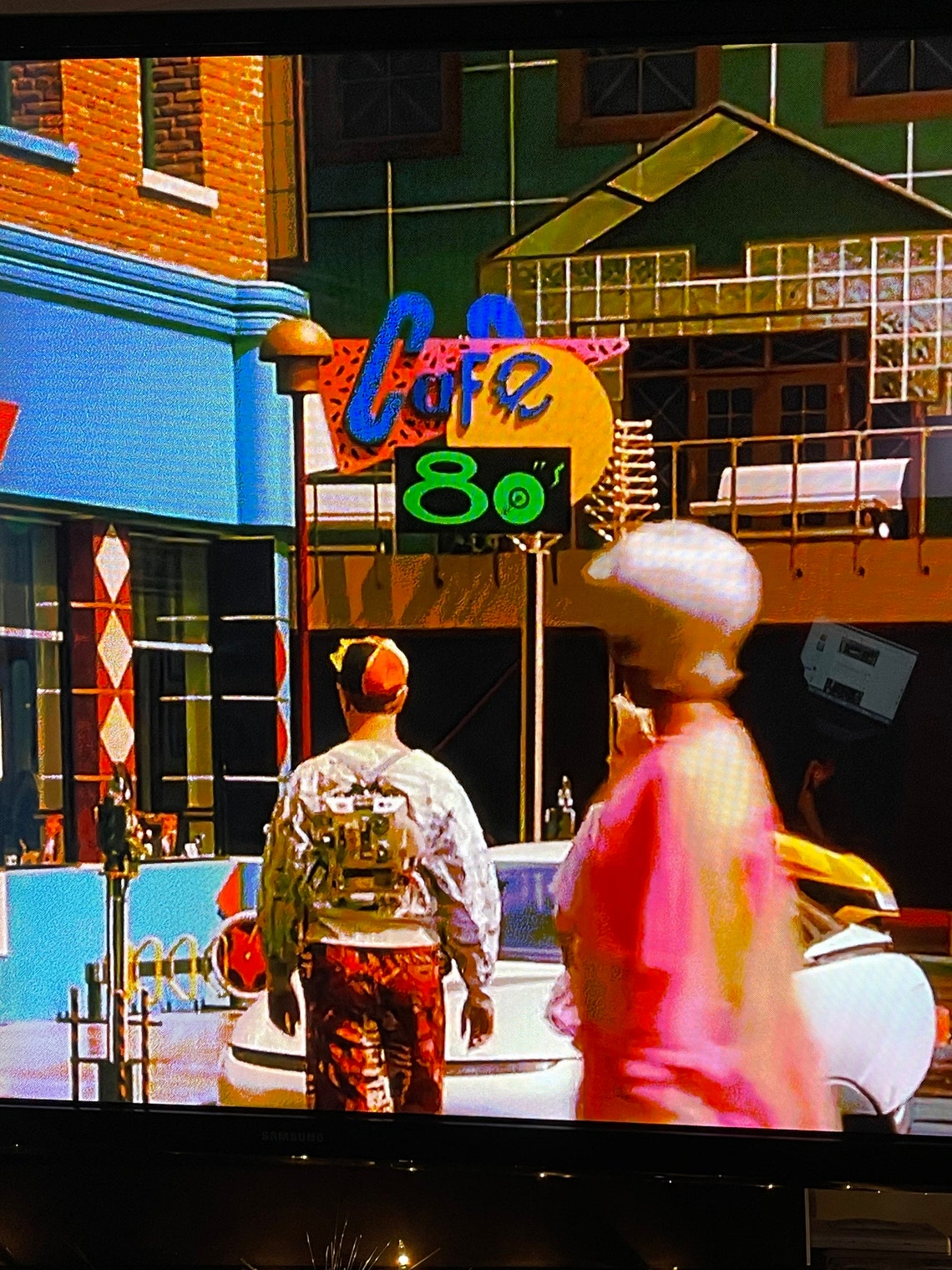 Cafe 80's Sign as Seen in Back to the Future II - Parking Sign - Etsy