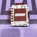 Christmas Mini Notebook 3x4 Cinch Bound With Lots of Pockets and Areas ...