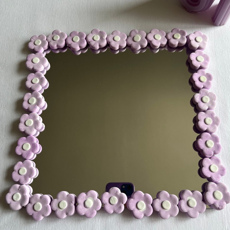 Flower Wall Mirror - Etsy