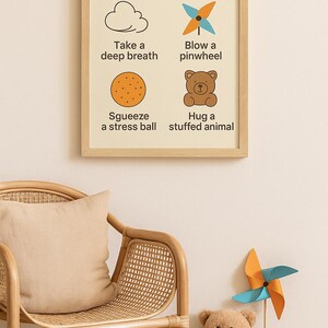Calm Corner Poster: SEL Coping Strategies Chart for Kids (digital ...