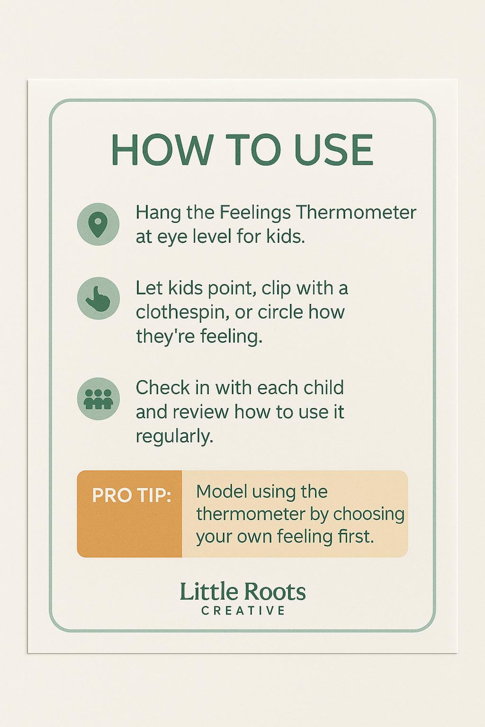 Feelings Thermometer Printable|calm Corner SEL Poster for Kids - Etsy