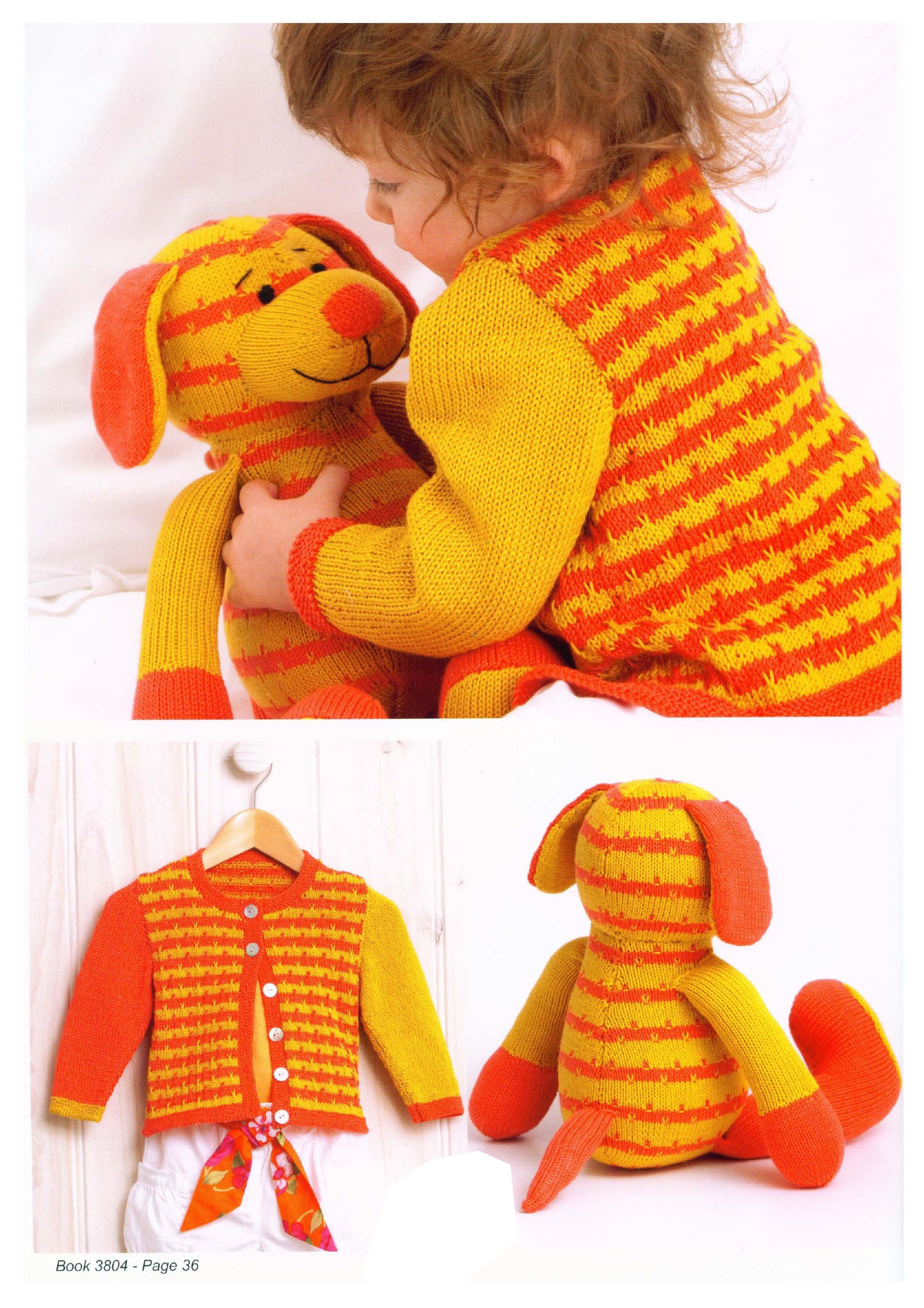 Doggie Toy Knitting Pattern PDF, E-book PDF Download, Stuffed Toys ...