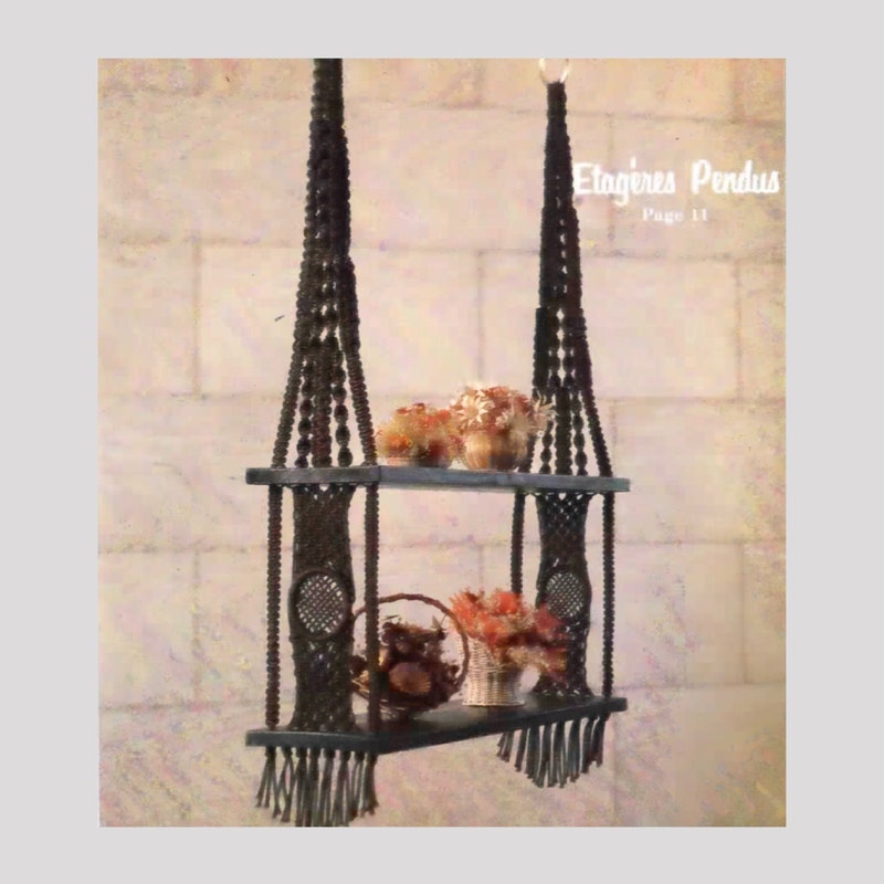 Macrame Shelf Pattern - Etsy