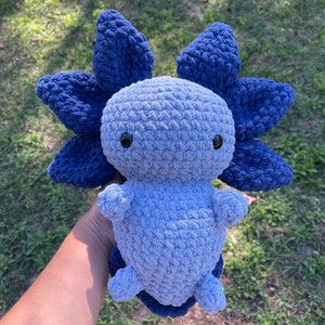 Handmade Chunky Axolotl Plush - Etsy