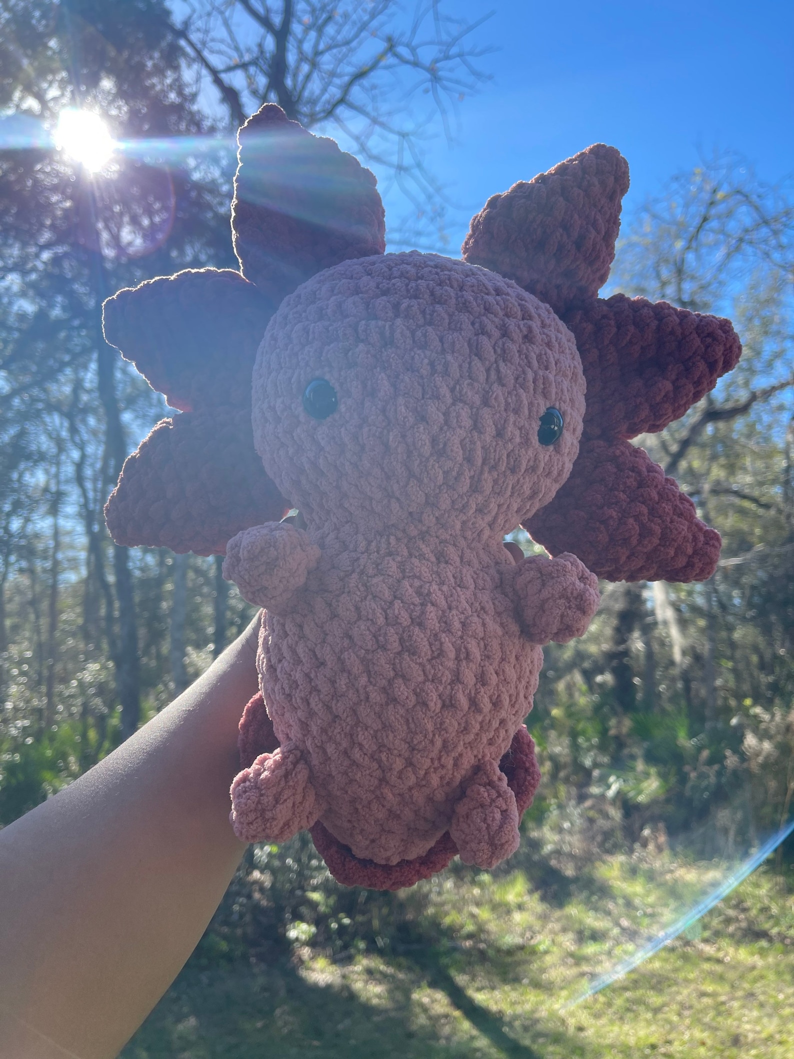 Handmade Chunky Axolotl Plush - Etsy