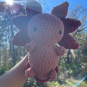 Handmade Chunky Axolotl Plush - Etsy