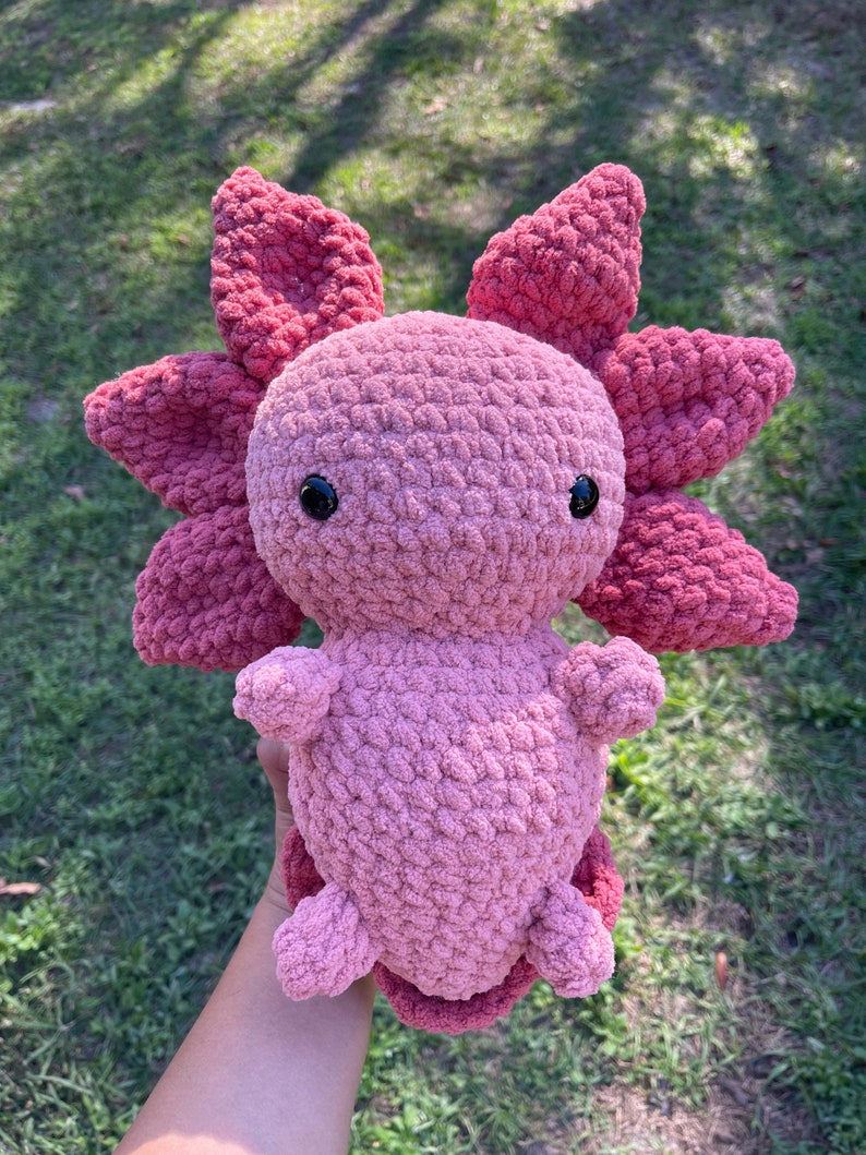 Handmade Chunky Axolotl Plush - Etsy