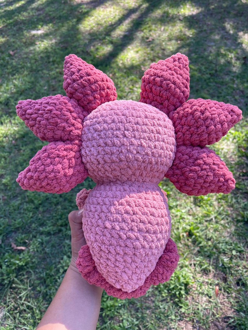 Handmade Chunky Axolotl Plush - Etsy