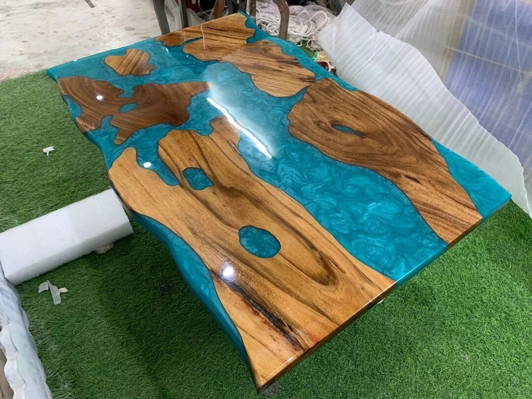 Epoxy Table, Dining, Sofa, Center Table Top Live Edge Walnut Table ...