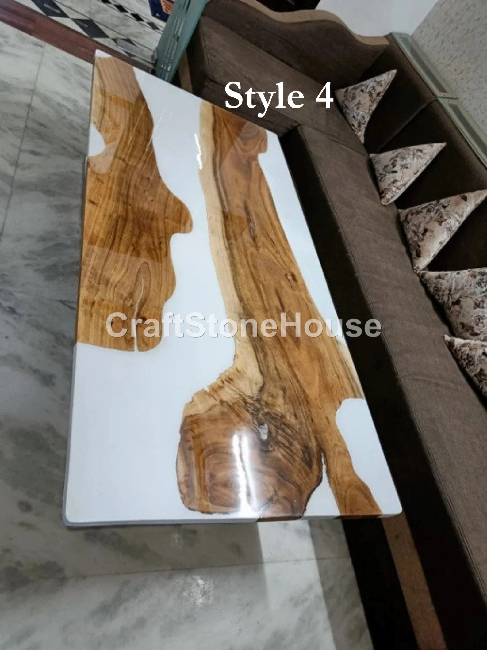 Oval Epoxy Table Epoxy Dining Table Resin Wooden Table - Etsy