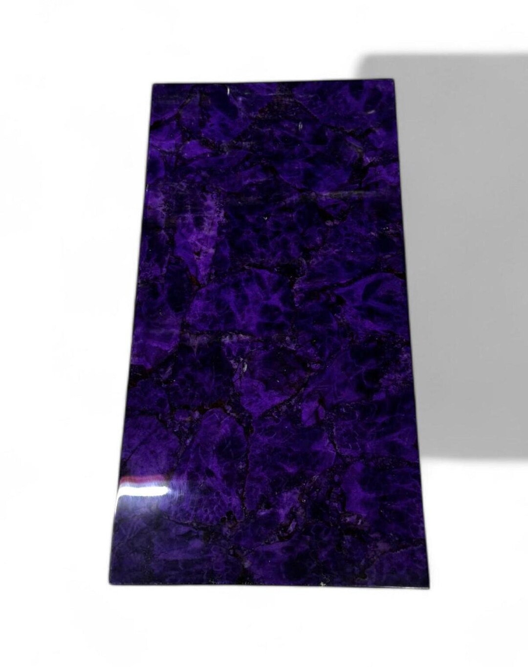 Purple Amethyst Dining Table Top Stone Countertop Modern Kitchen Slab ...