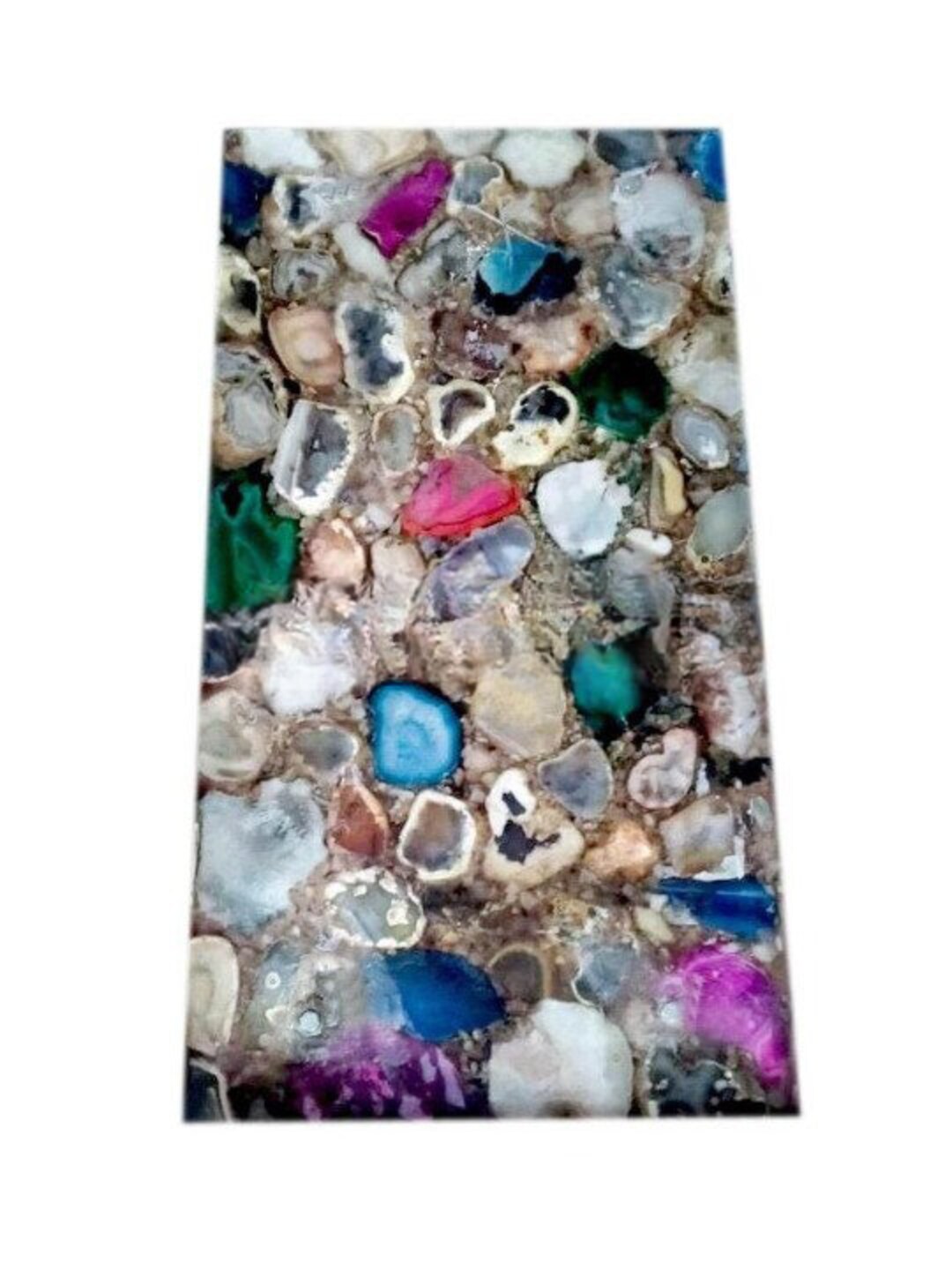 Stunning Multi Agate Slice Stone Dining and Kitchen Table Slab - Etsy