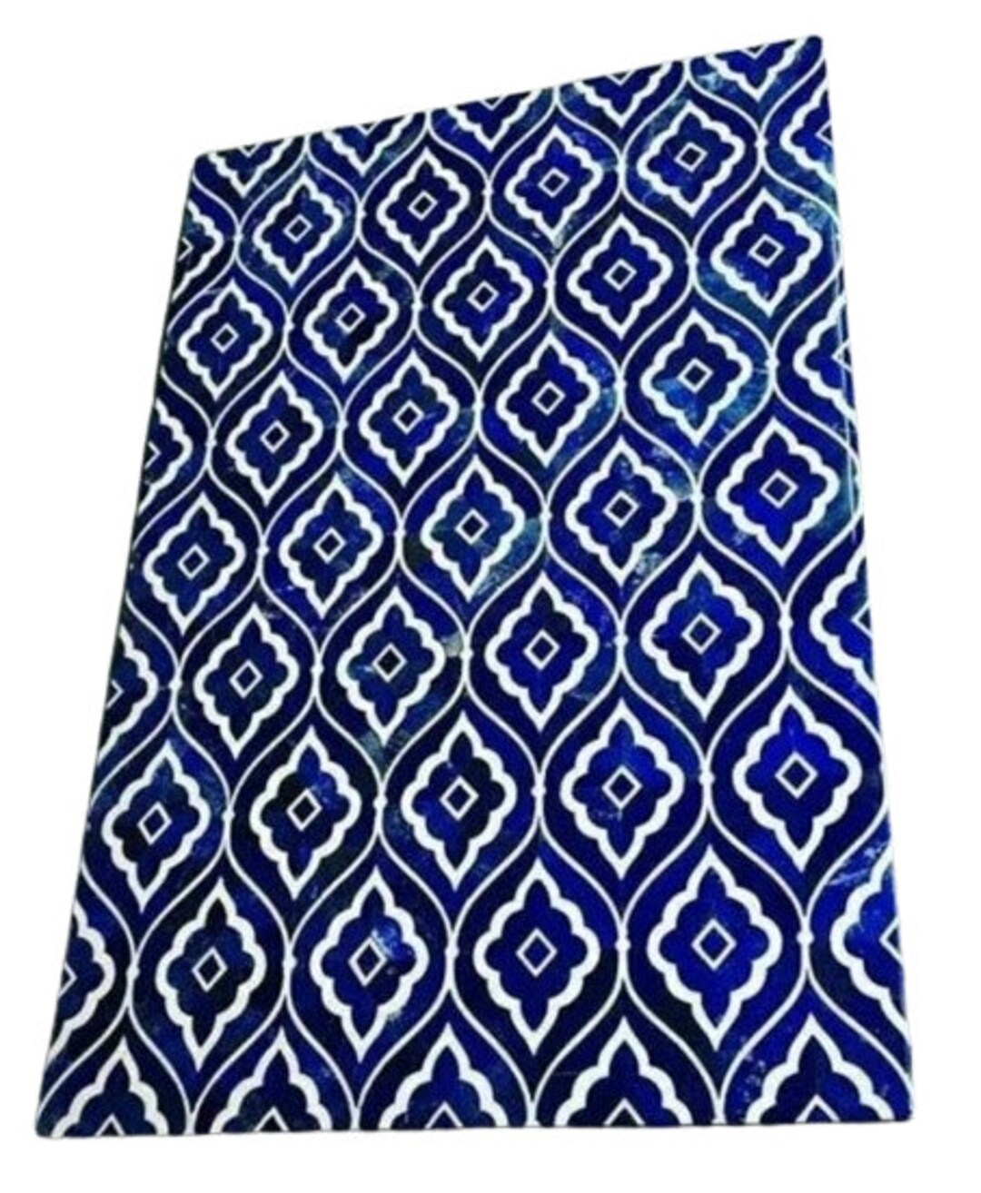 Blue Marble Dining Table Top Handmade Lapis Lazuli Semi Precious Inlay ...