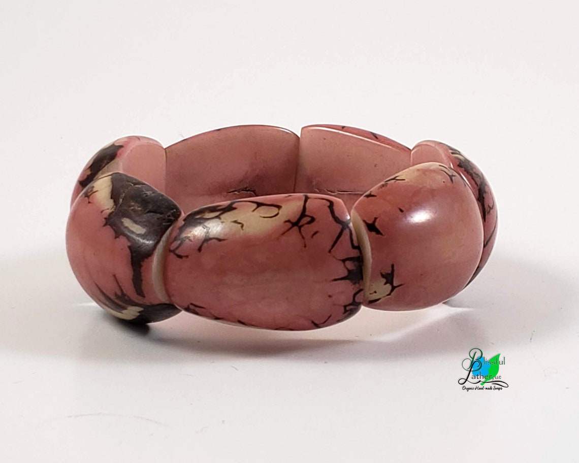 Pretty in Pink Tagua Bracelets - Etsy