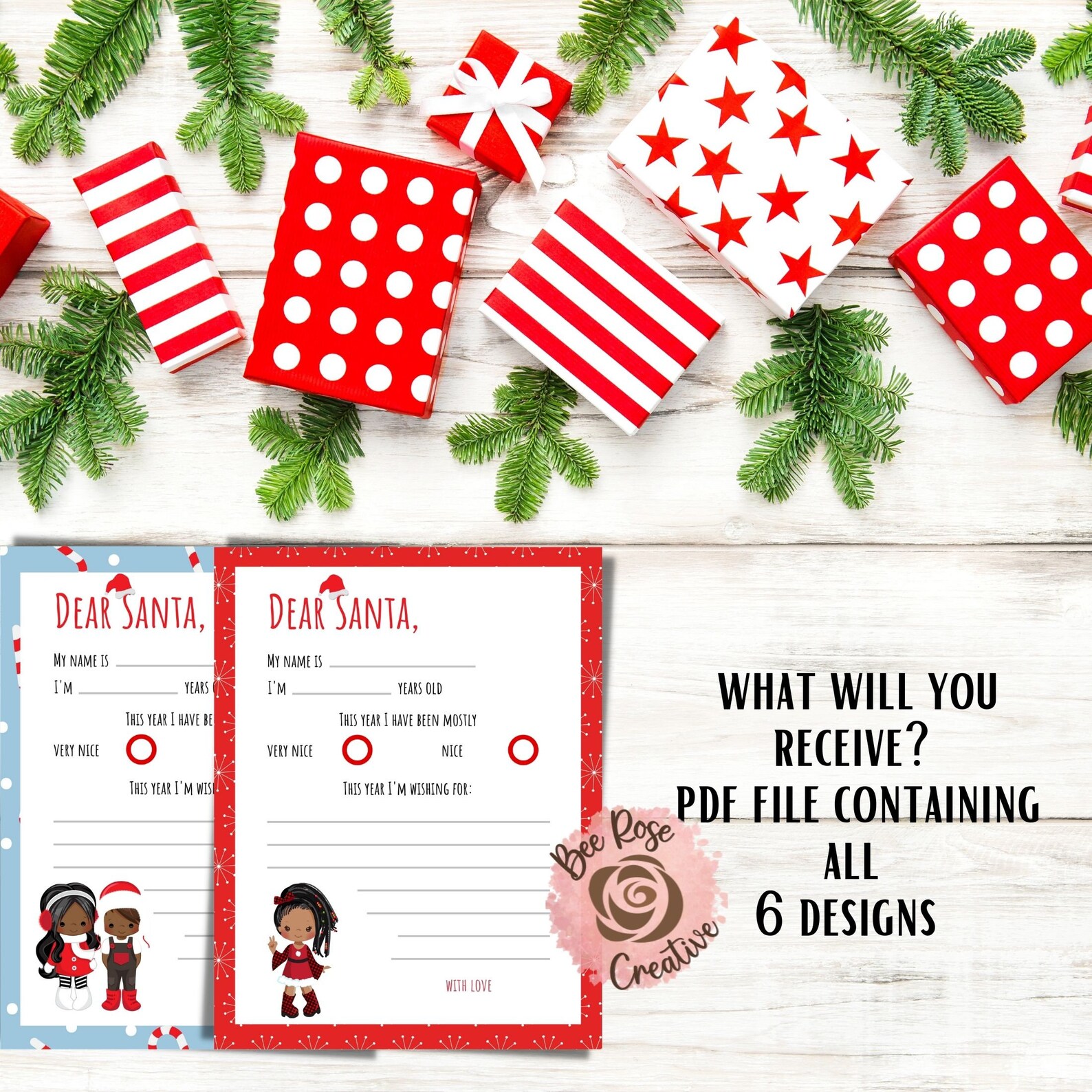 Letter to Santa Christmas Letter to Santa Printable Sheet Christmas ...
