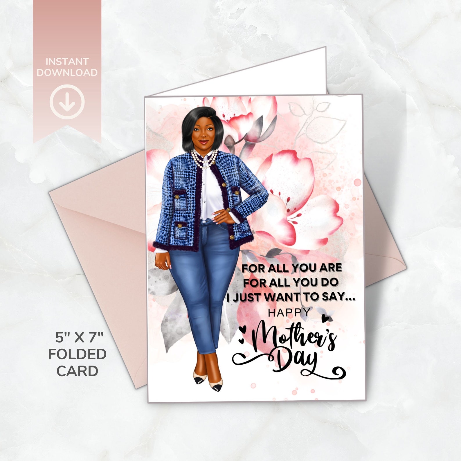 Printable Card For Mother S Day Mother S Day Card For Black Mothers