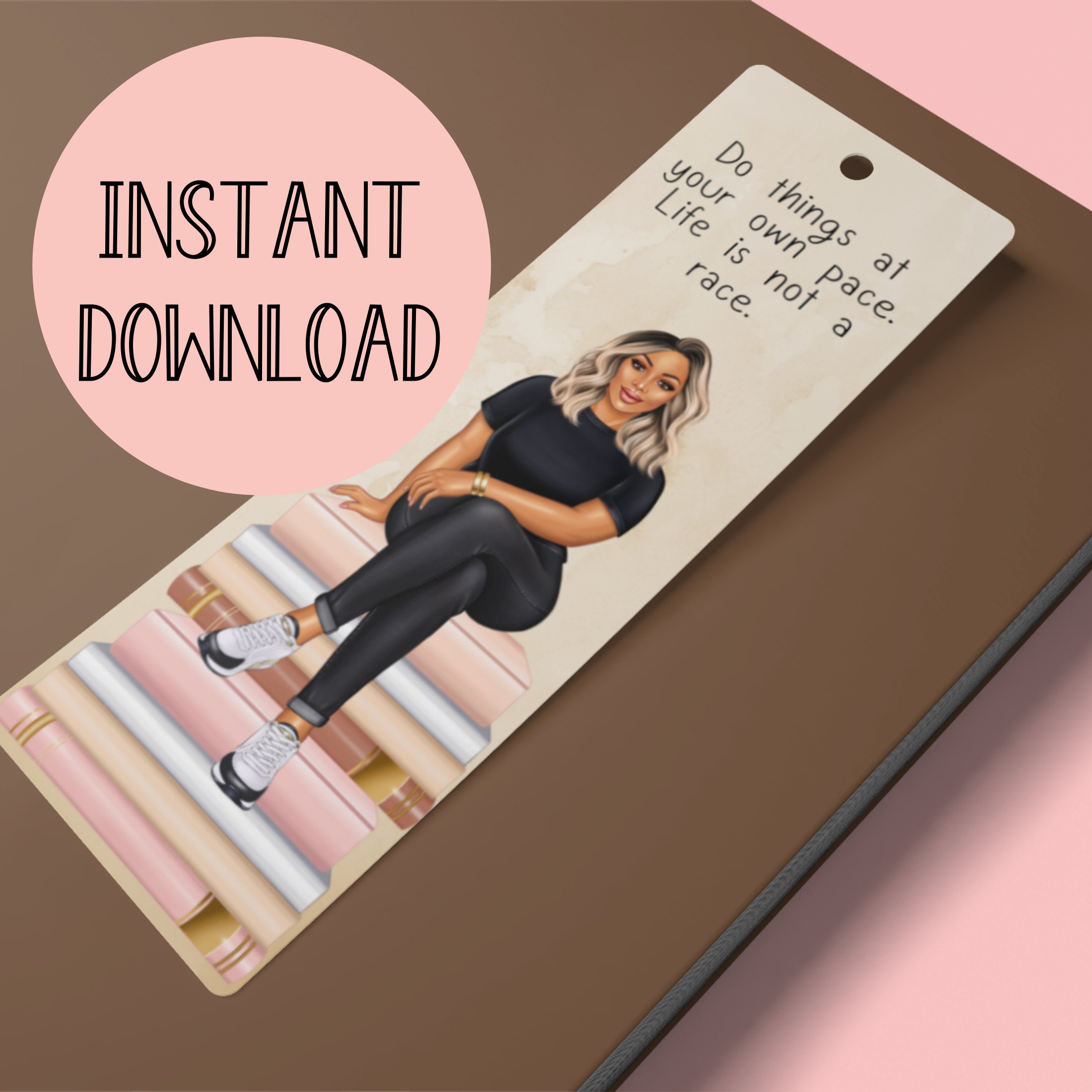 Black Girl Bookmarks Black Woman Bookmark Printable - Etsy