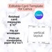 Editable Card Template for Canva | Greeting Card Template | Blank Card ...