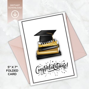 Graduation Card | Printable Graduation Card | Congratulations Grad ...