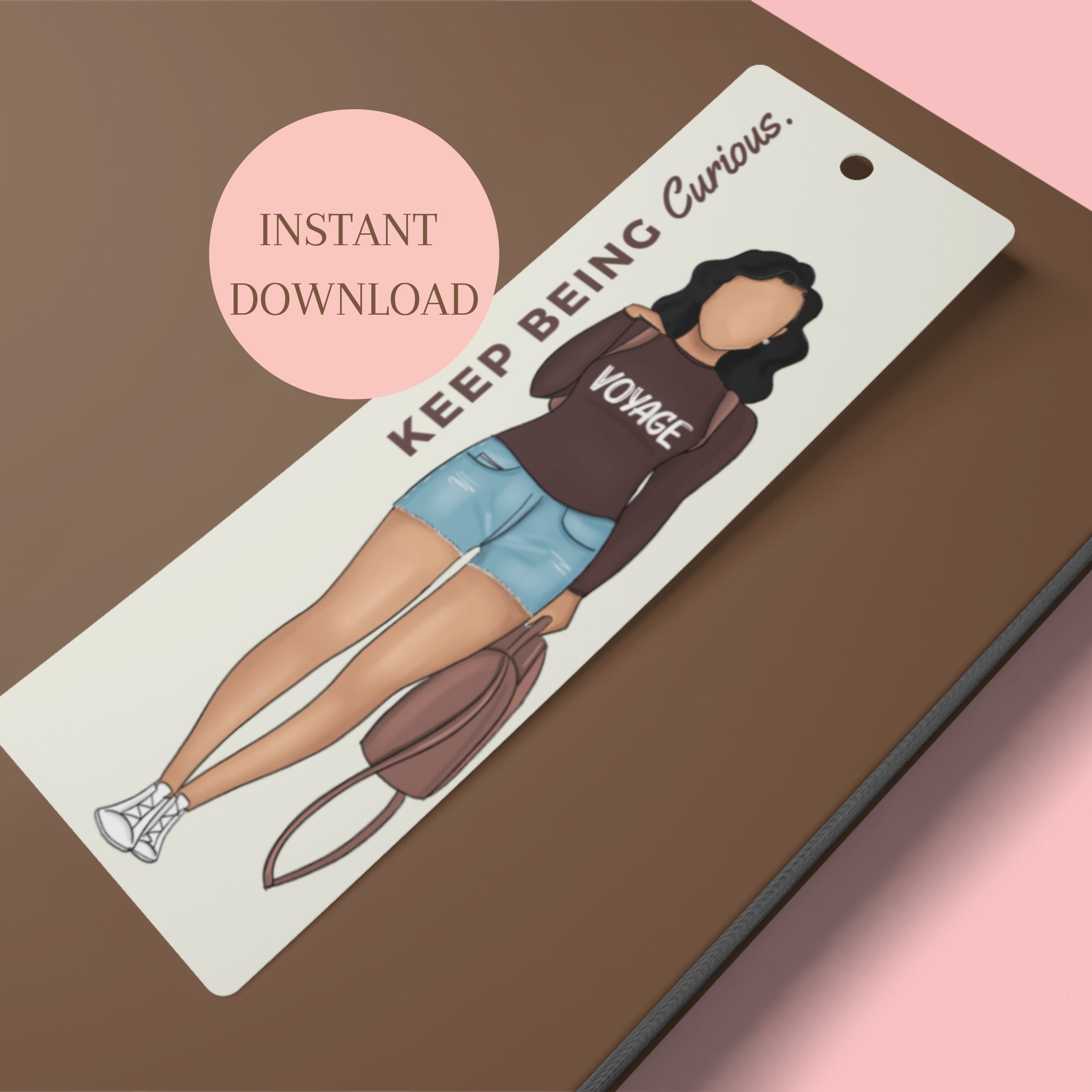 Black Girl Bookmarks Black Woman Bookmark Printable Bookmark African ...