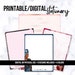 Printable Stationary Pack Girl Boss Stationary Pack for Goodnotes PDF ...