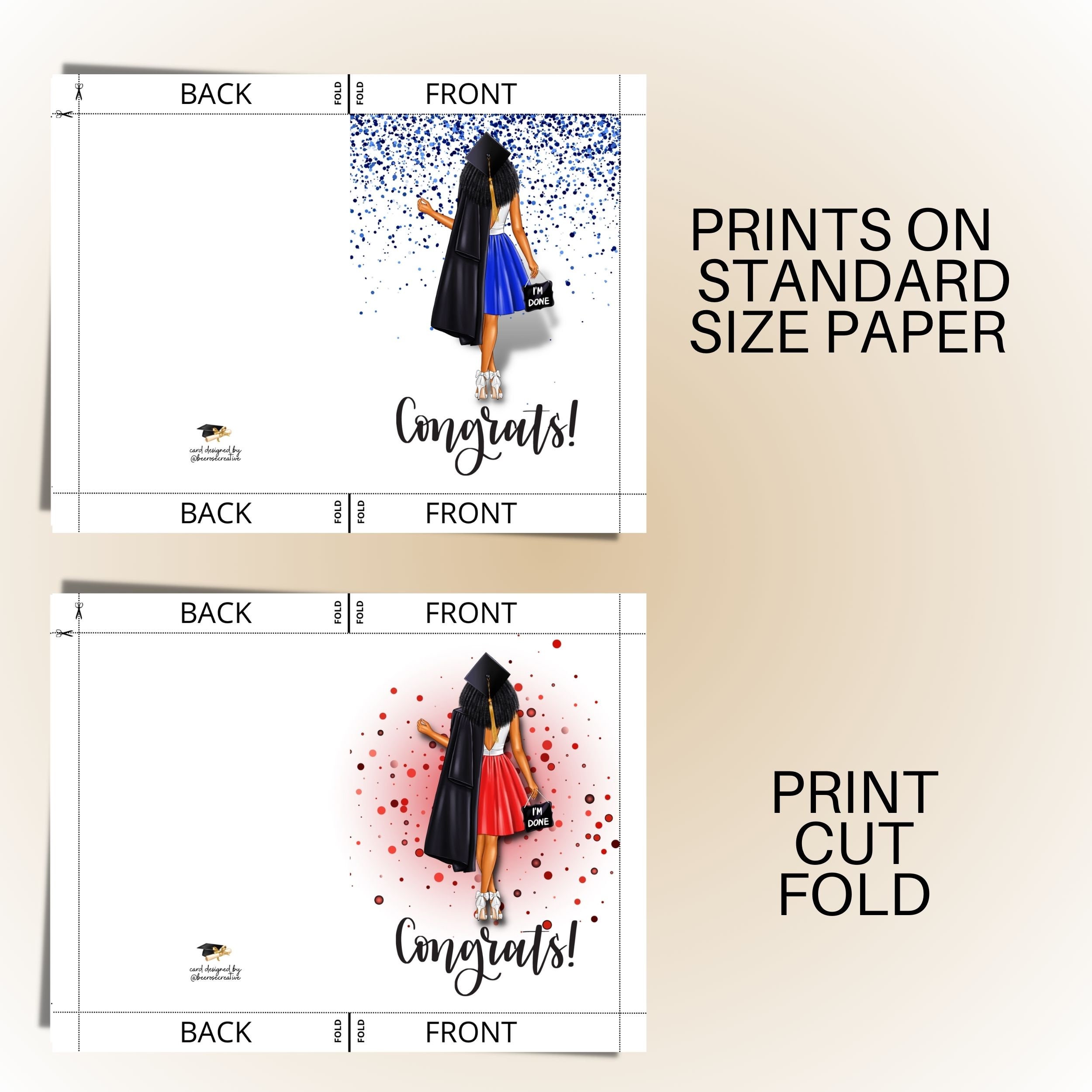 Printable Graduation Card College Graduation Card Sorority - Etsy