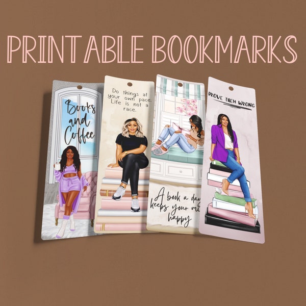 Printable Bookmark - Etsy