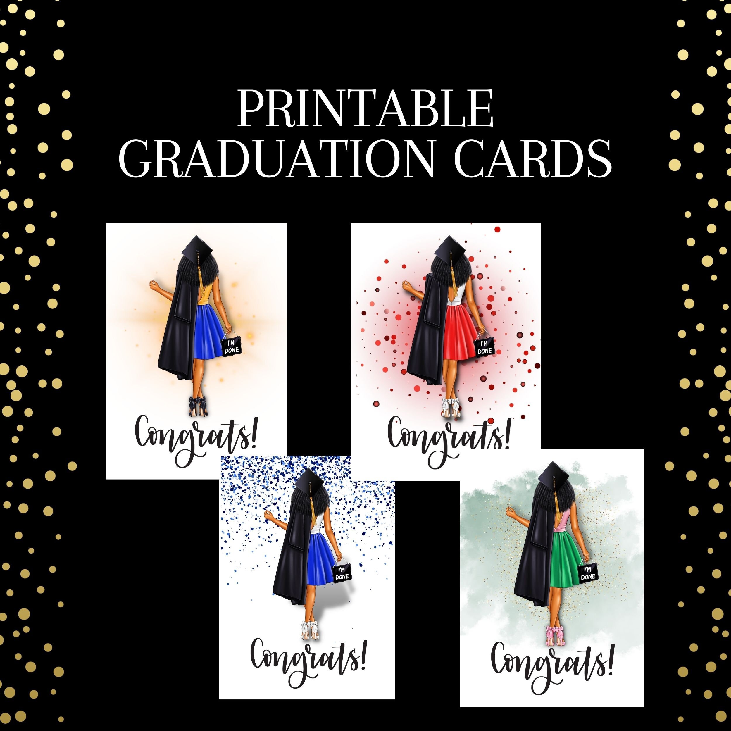 Printable Graduation Card College Graduation Card Sorority - Etsy