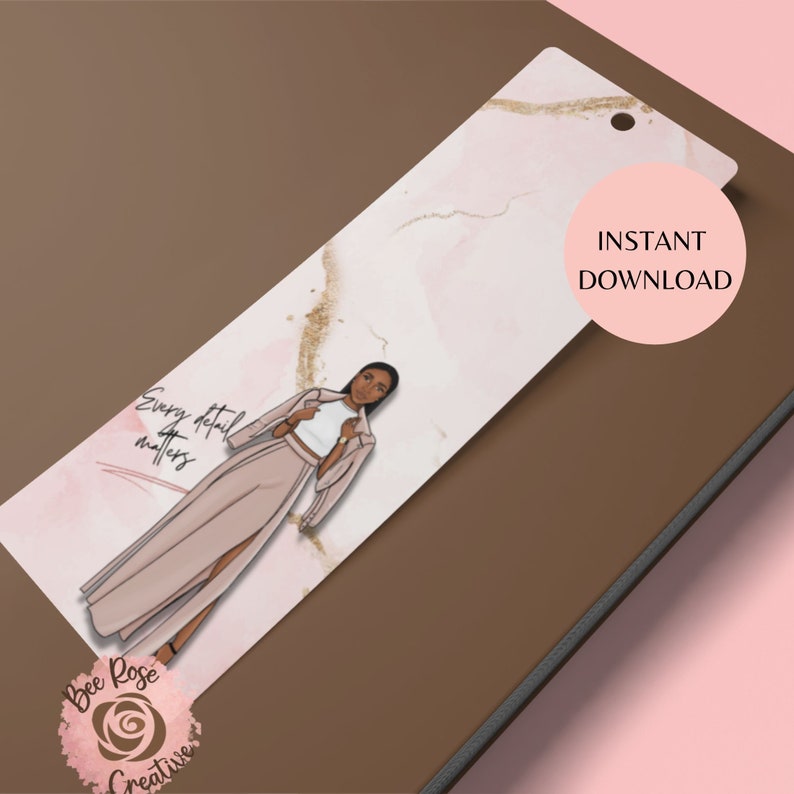 Black Girl Bookmarks Black Woman Bookmark Printable - Etsy