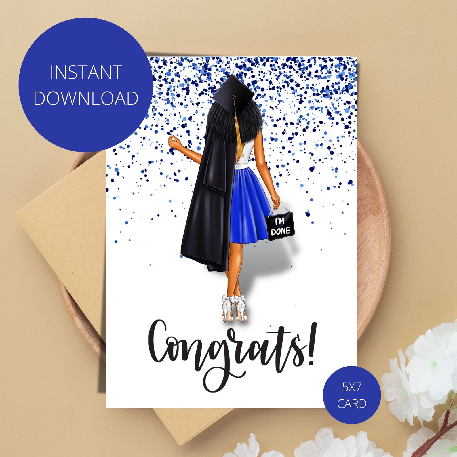 Printable Graduation Card College Graduation Card Sorority - Etsy