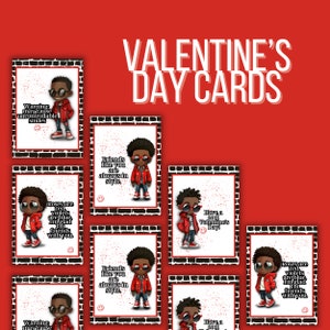 Printable Valentine Cards, Classroom Party Exchange, Boy's Valentine ...